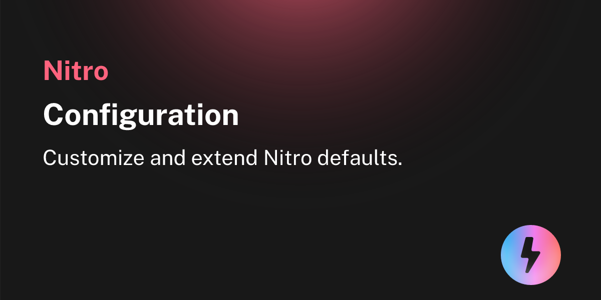 Configuration - Nitro