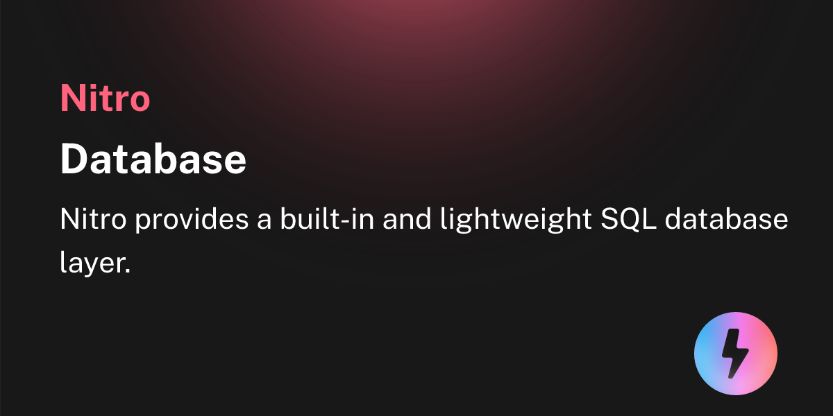 Database - Nitro