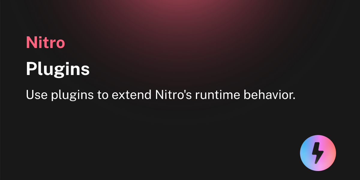 Plugins - Nitro