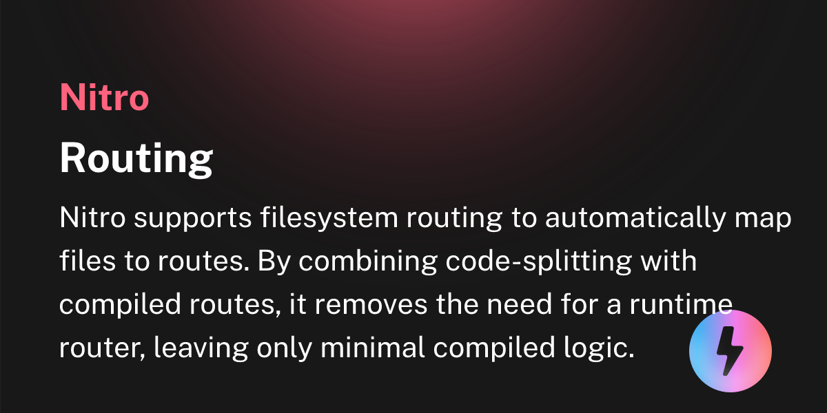 Routing - Nitro